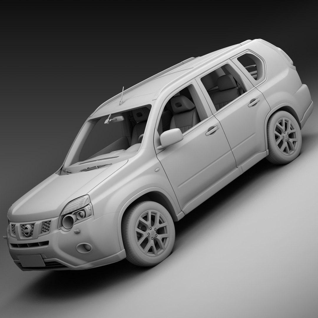 Nissan X-trail 3d Model