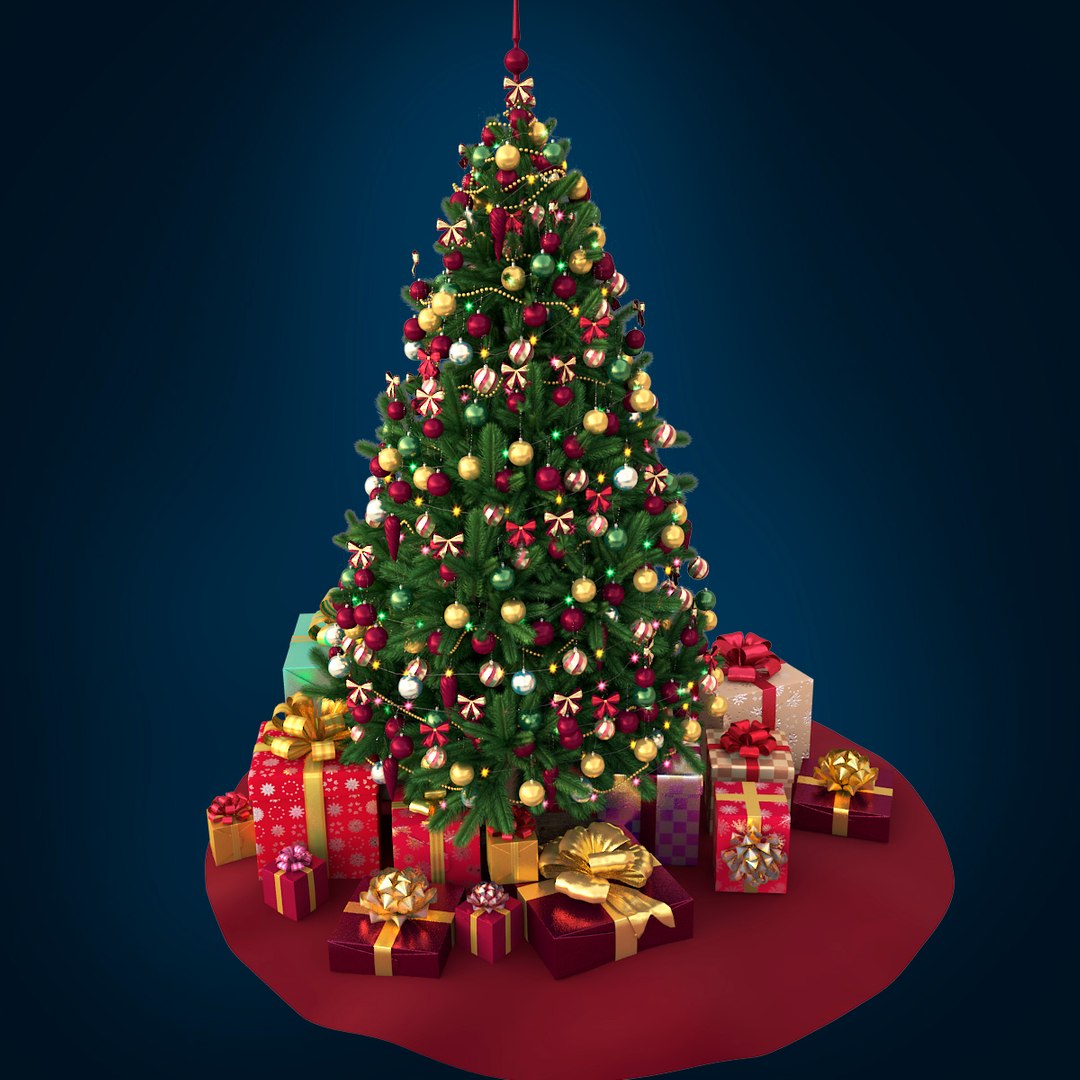 Christmas Tree V2 New Model - TurboSquid 1222538