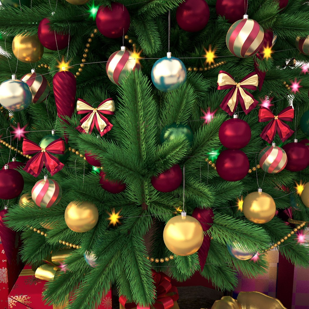 Christmas Tree V2 New Model - TurboSquid 1222538