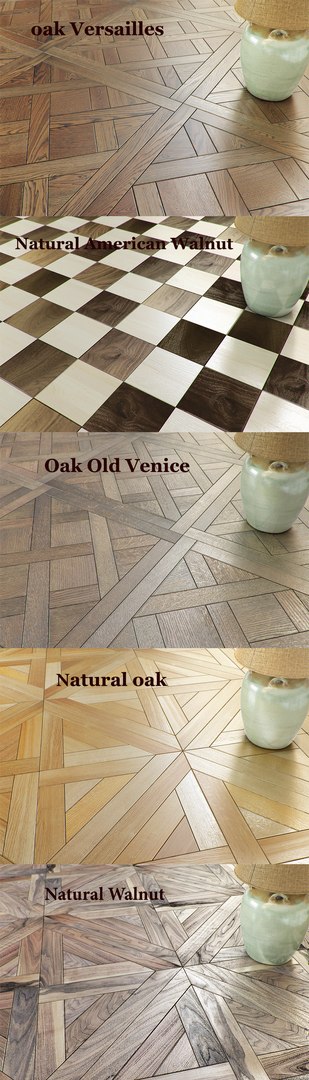 classic parquet 3d model