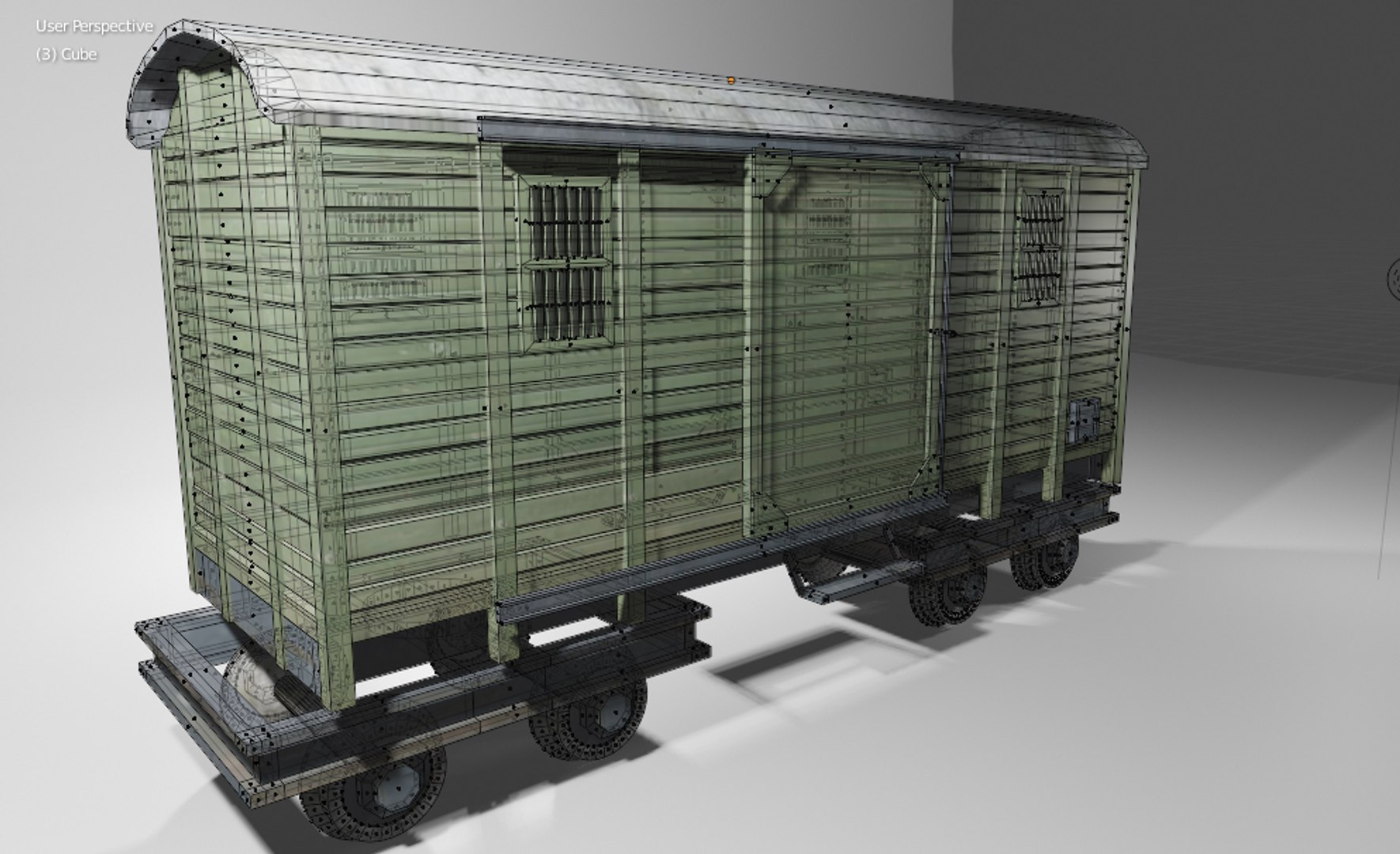 3D German Workshop Railcar - TurboSquid 1700766