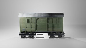 Caboose 3D Models for Download | TurboSquid