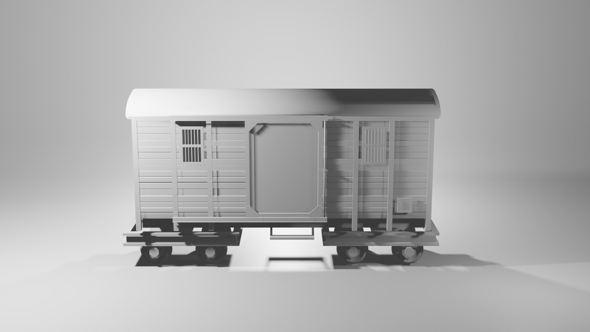 3D German Workshop Railcar - TurboSquid 1700766