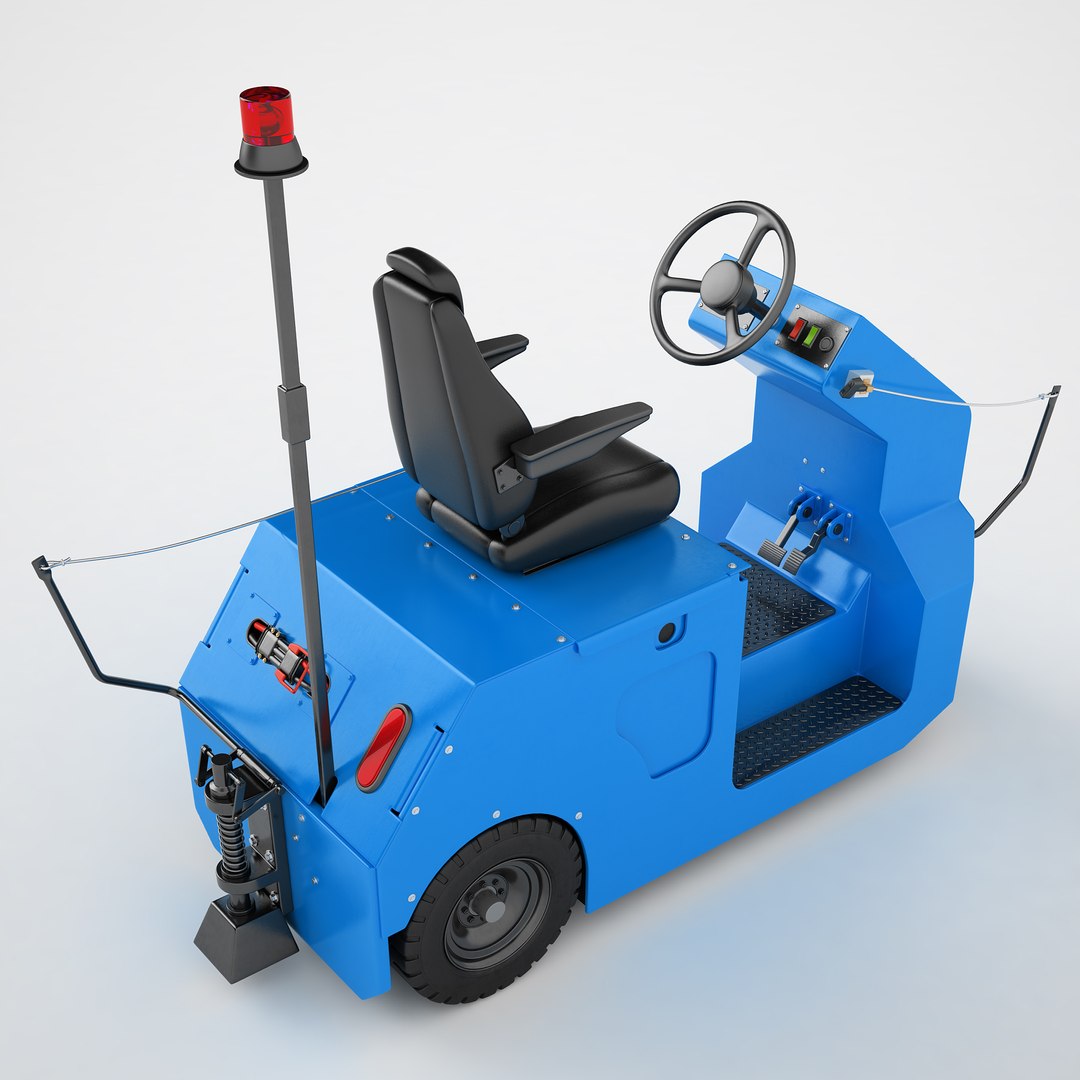 3D Electric Industrial Tugger 08 - TurboSquid 1733792