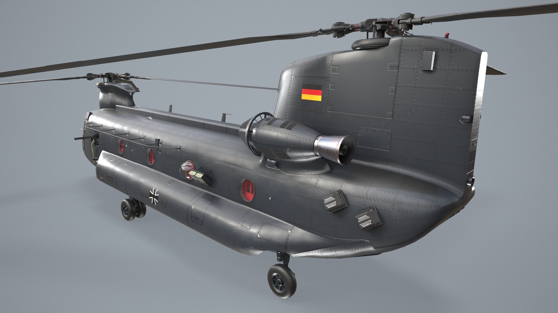 3D CH-47 Chinook Luftwaffe Static - TurboSquid 2169550