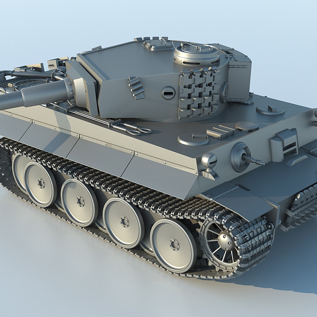 3D Panzerkampfwagen VI Tiger - TurboSquid 1939135