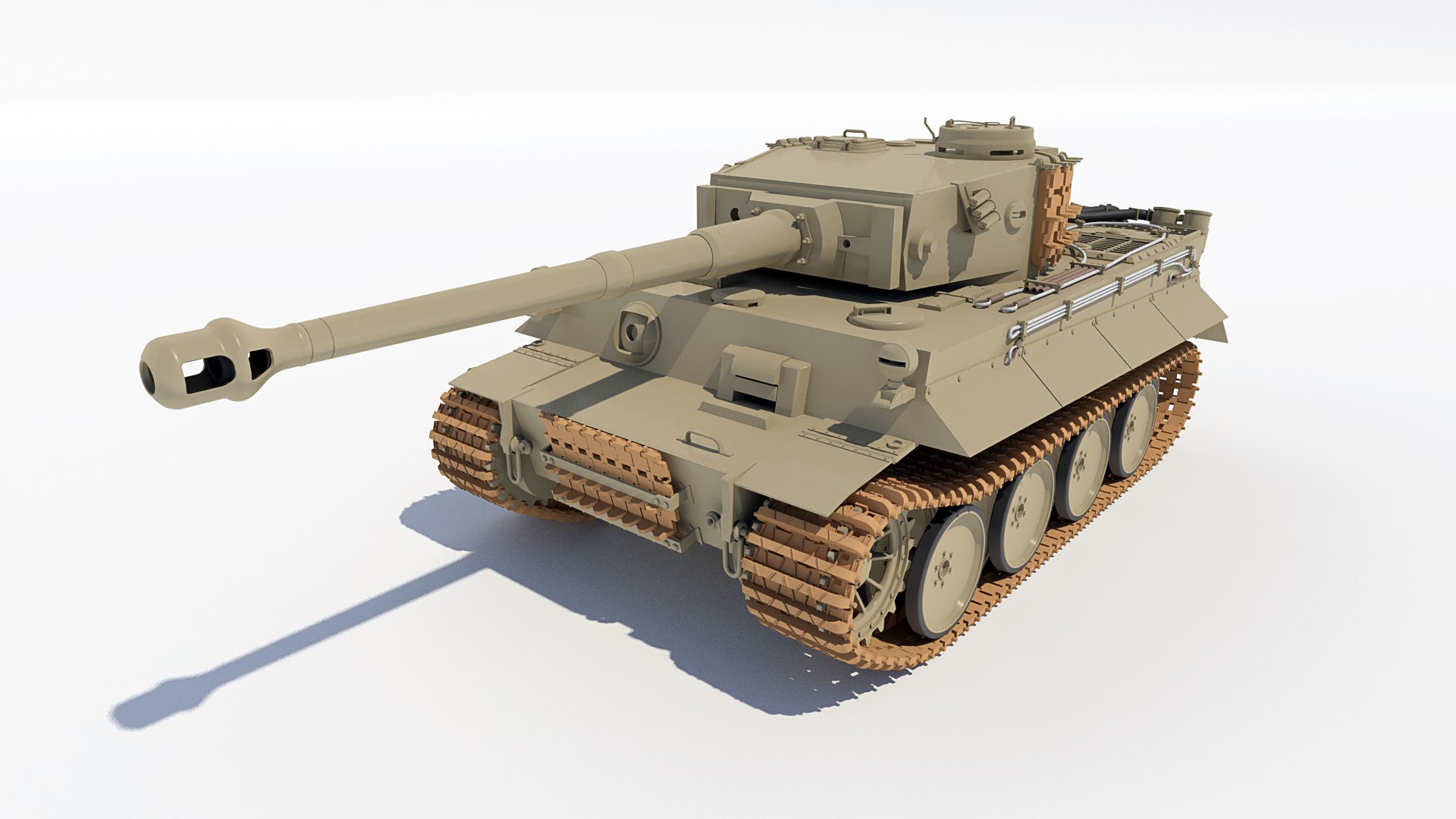 3D Panzerkampfwagen VI Tiger - TurboSquid 1939135
