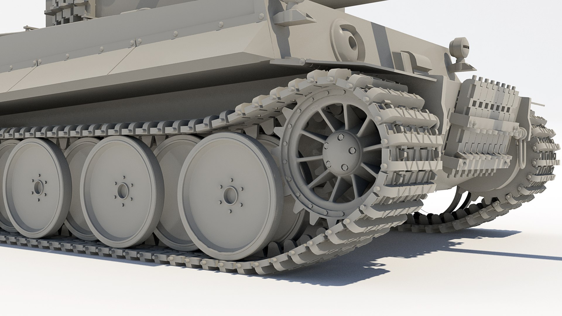 3D Panzerkampfwagen VI Tiger - TurboSquid 1939135