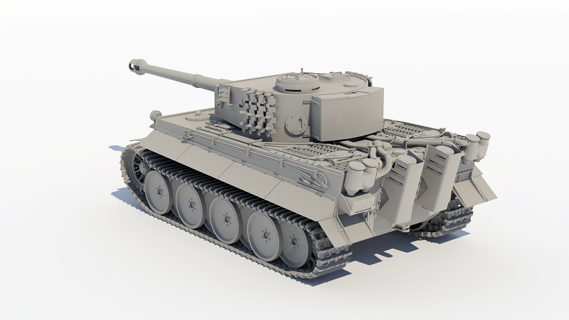 3D Panzerkampfwagen VI Tiger - TurboSquid 1939135