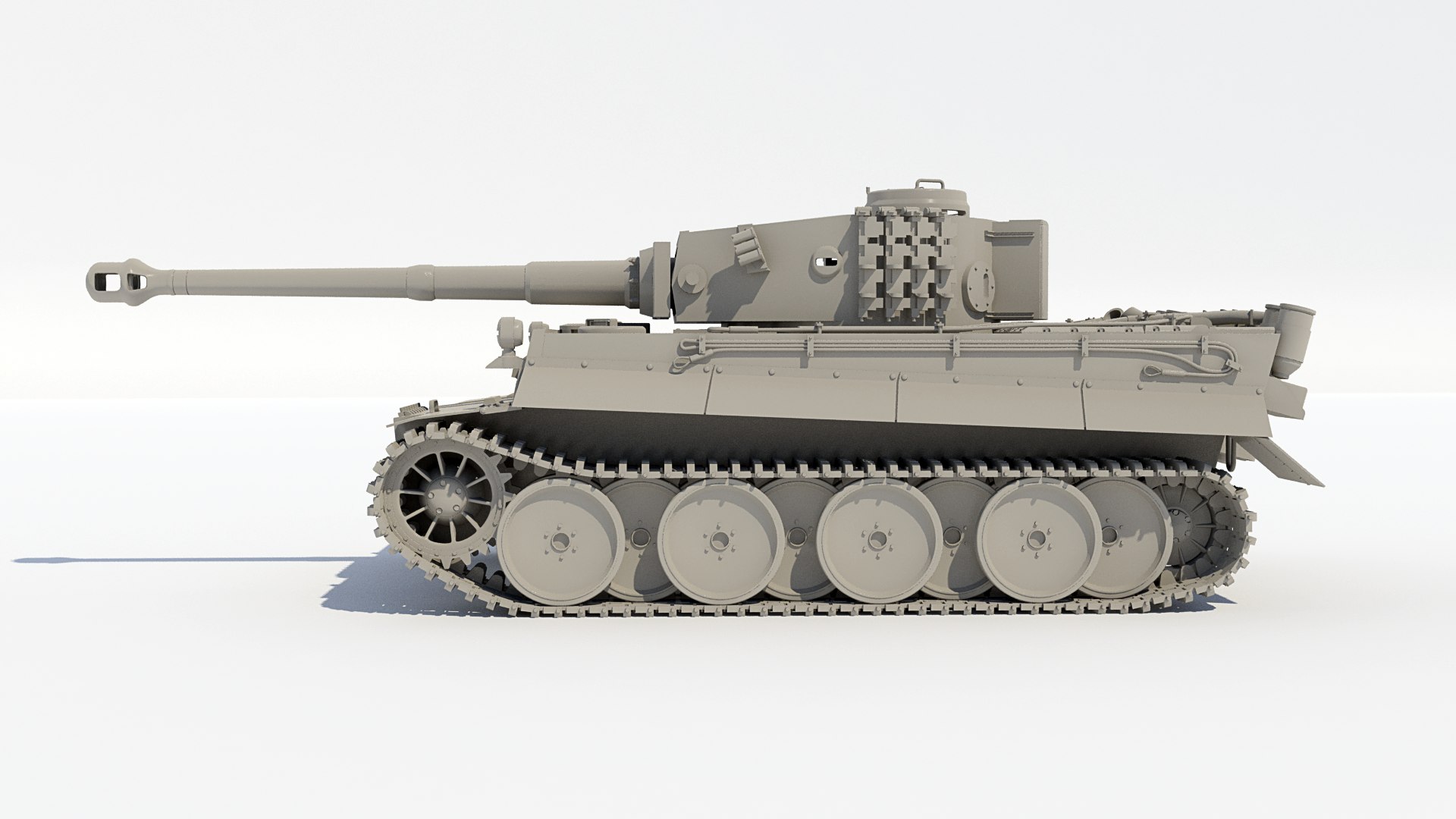 3D Panzerkampfwagen VI Tiger - TurboSquid 1939135