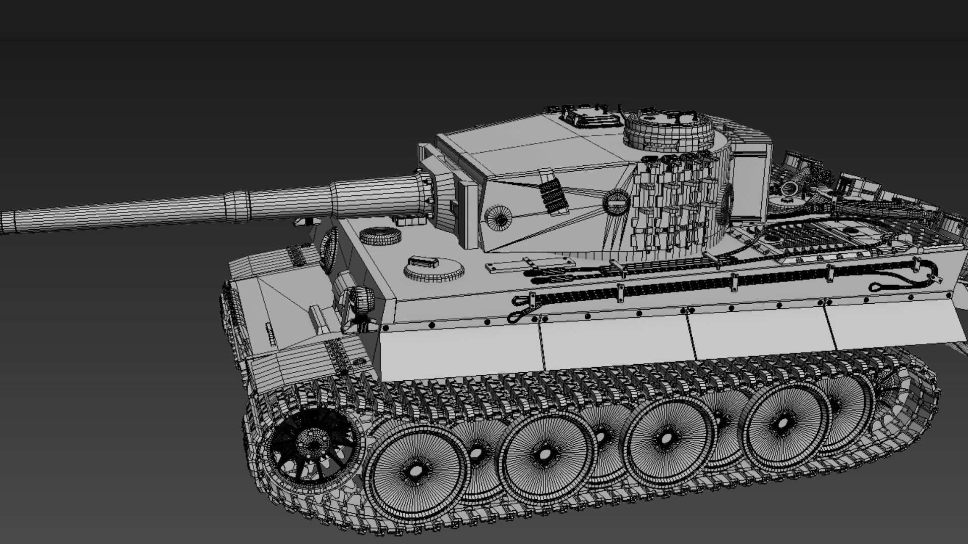 3D Panzerkampfwagen VI Tiger - TurboSquid 1939135