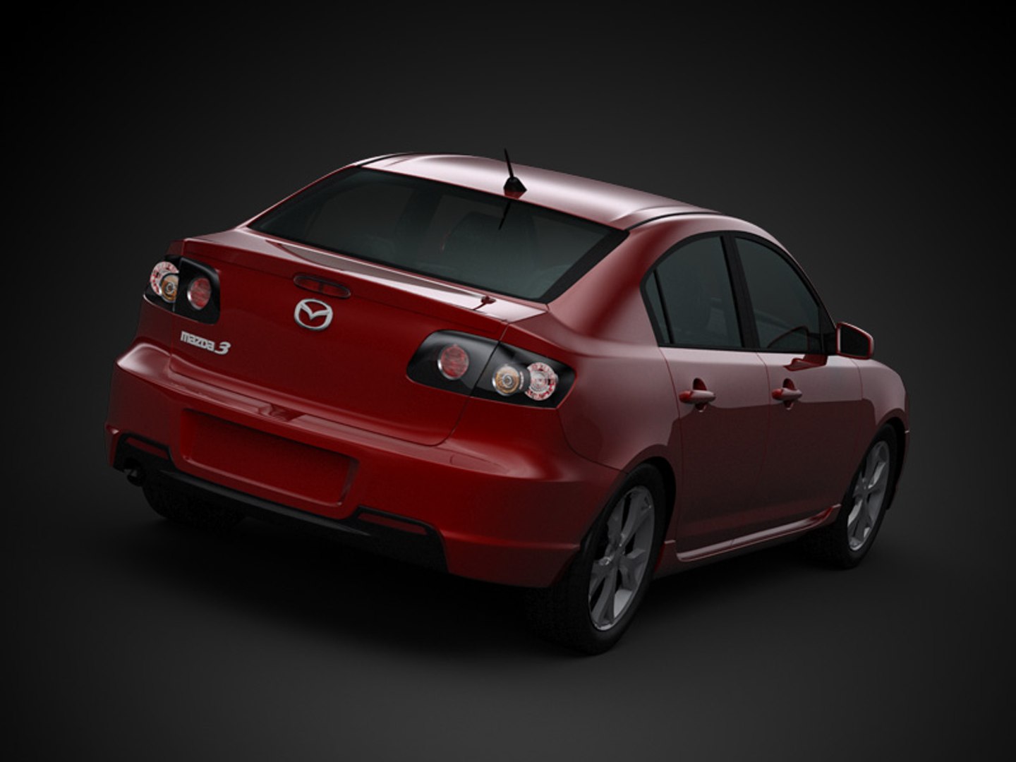 3d Model Mazda 3 Sedan