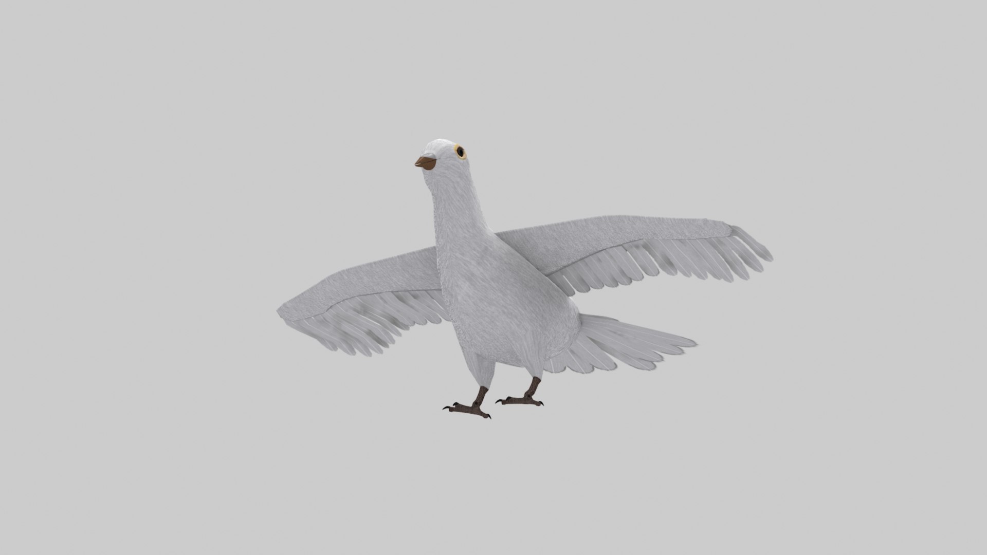 3D DoveRigged Model - TurboSquid 2142024