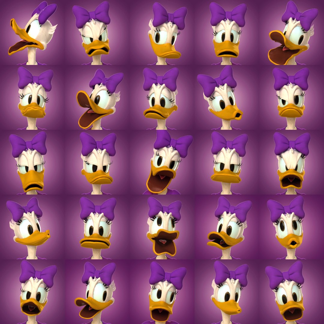 Daisy Duck 3D Model - TurboSquid 1178148