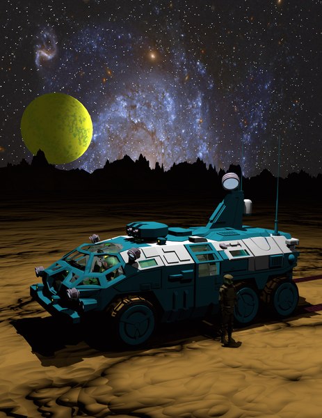 sci-fi vehicle blend