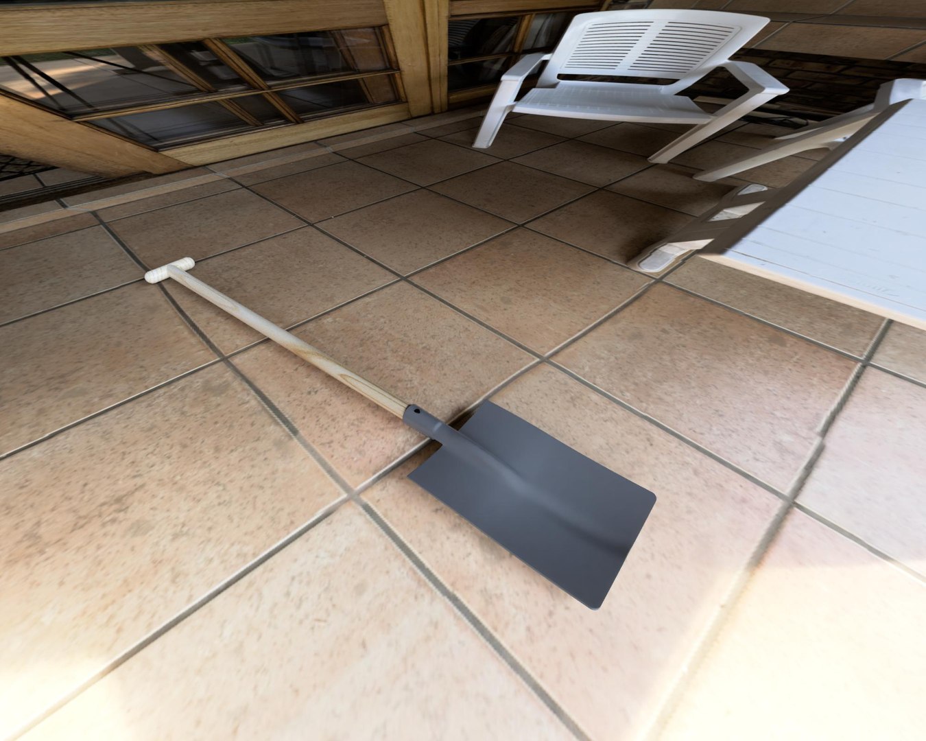 Spade Garden 3D Model - TurboSquid 2002447
