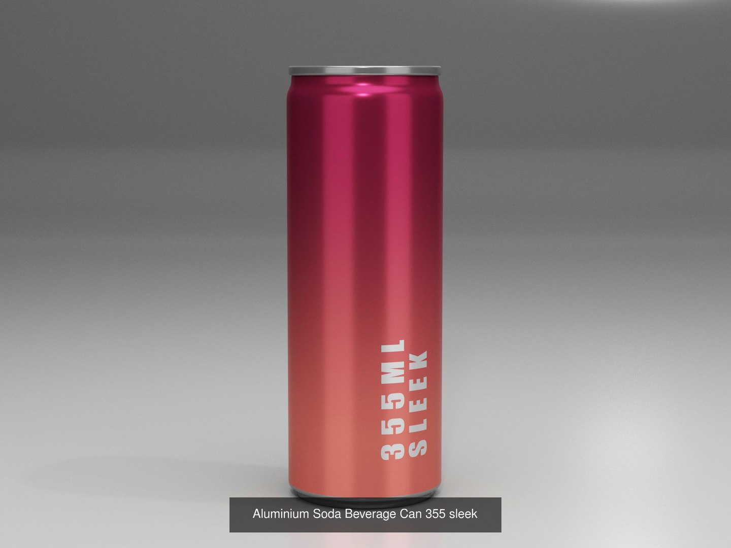 Realistic Aluminium Beverage Can Real Size Collection 3D Model ...