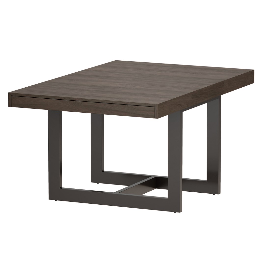 Archive square extension dining table 3D model - TurboSquid 1709755