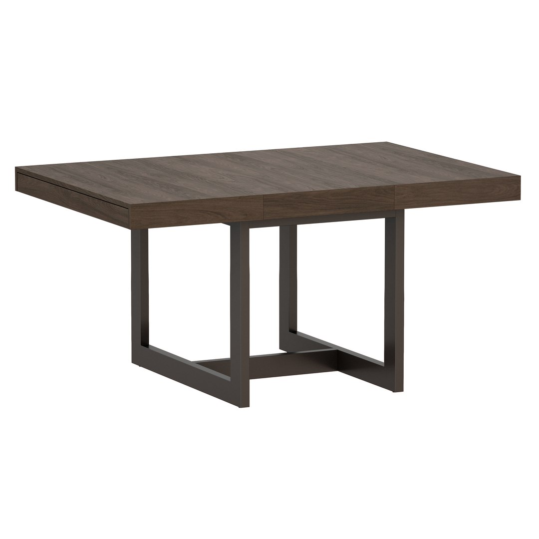 Archive square extension dining table 3D model - TurboSquid 1709755