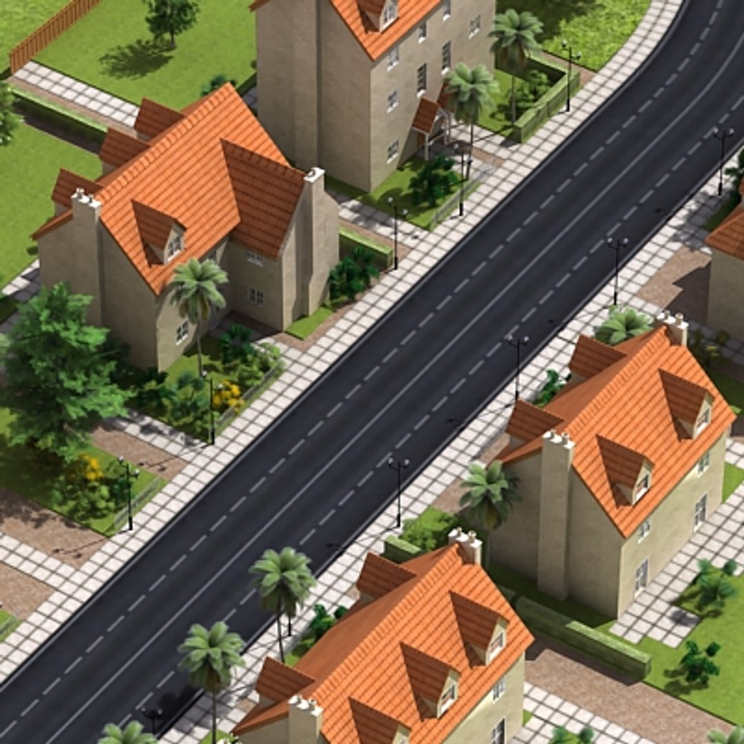 residential scene 3ds