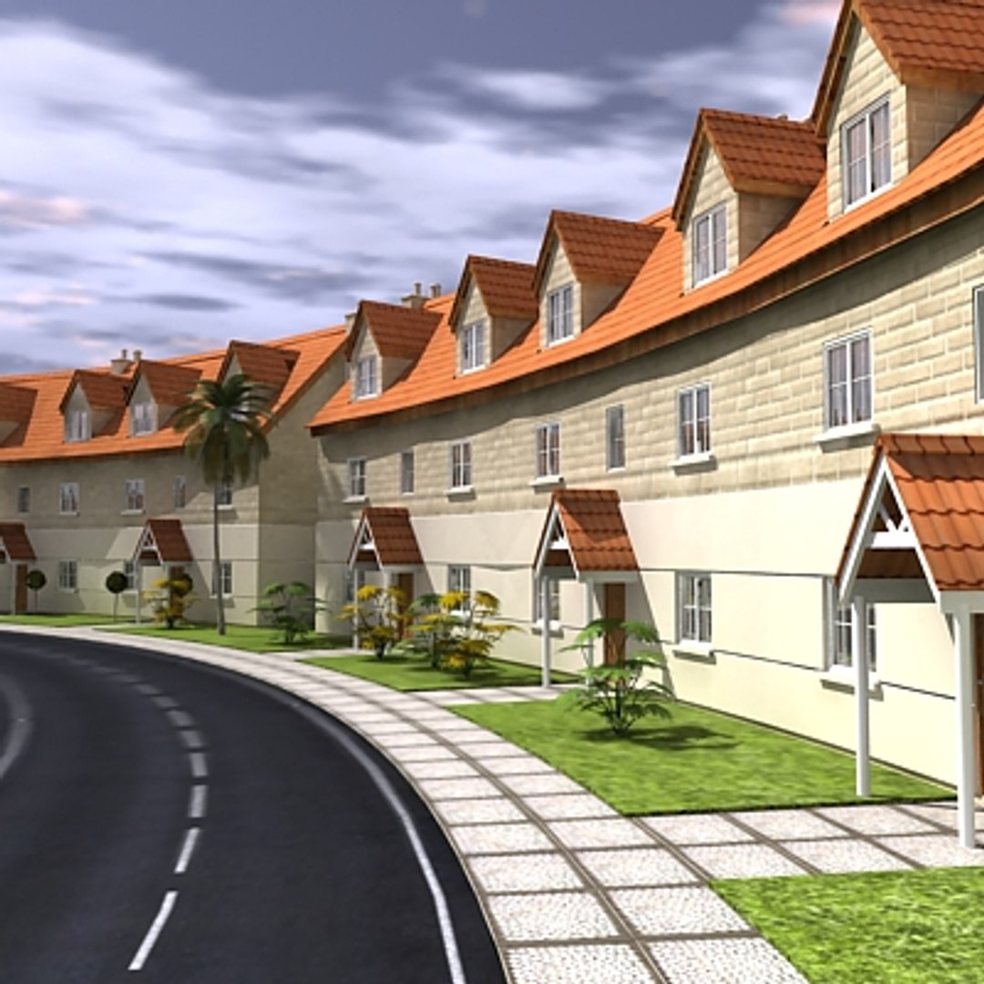 residential scene 3ds