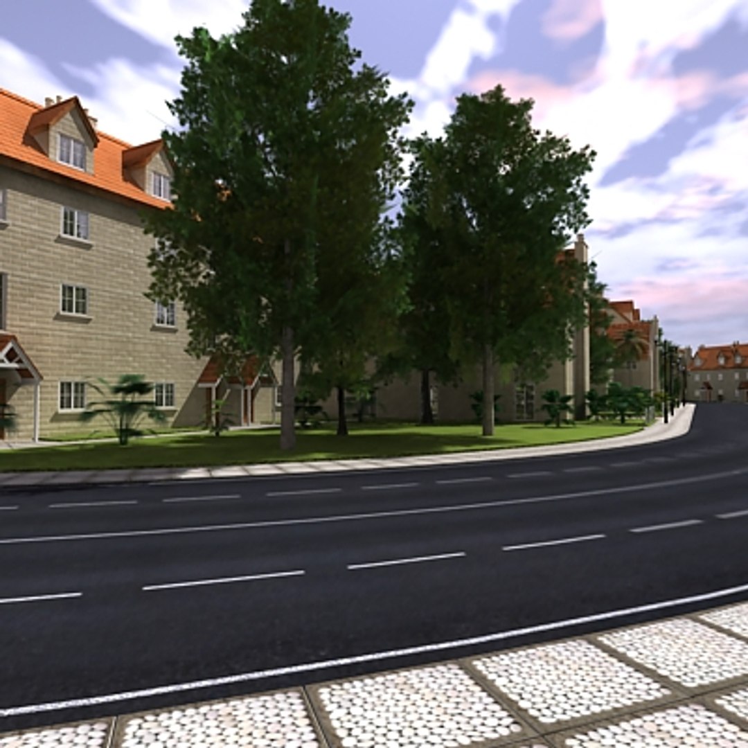 residential scene 3ds