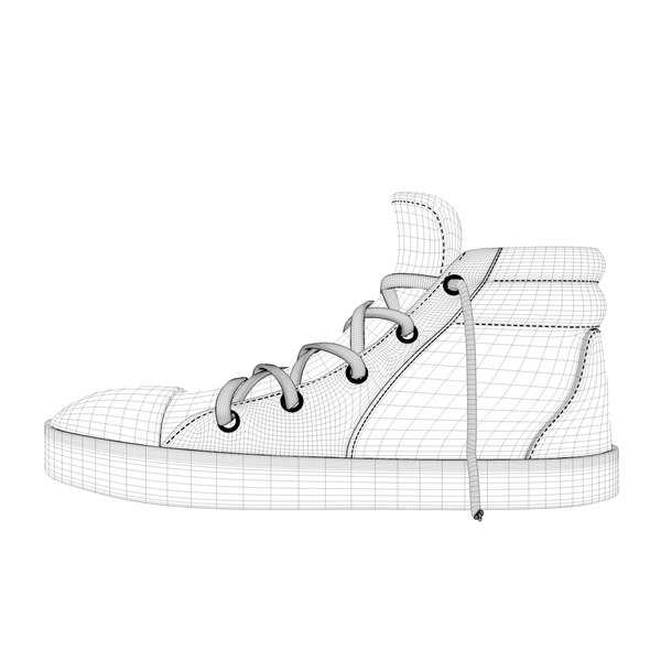 Cartoon shoe 3D model - TurboSquid 1436283