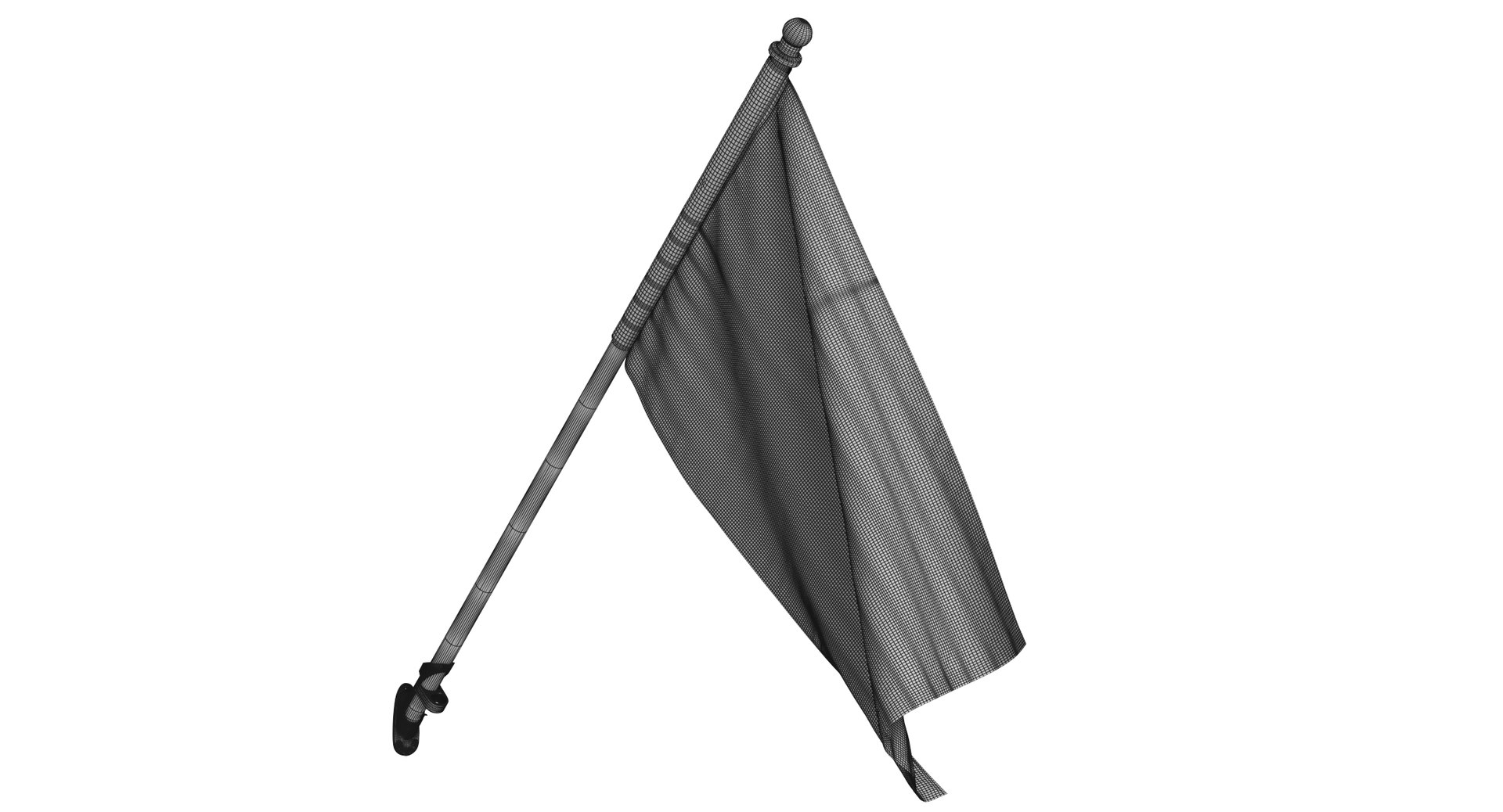Canada Wall Mount Flag Pole 3D Model - TurboSquid 2408802