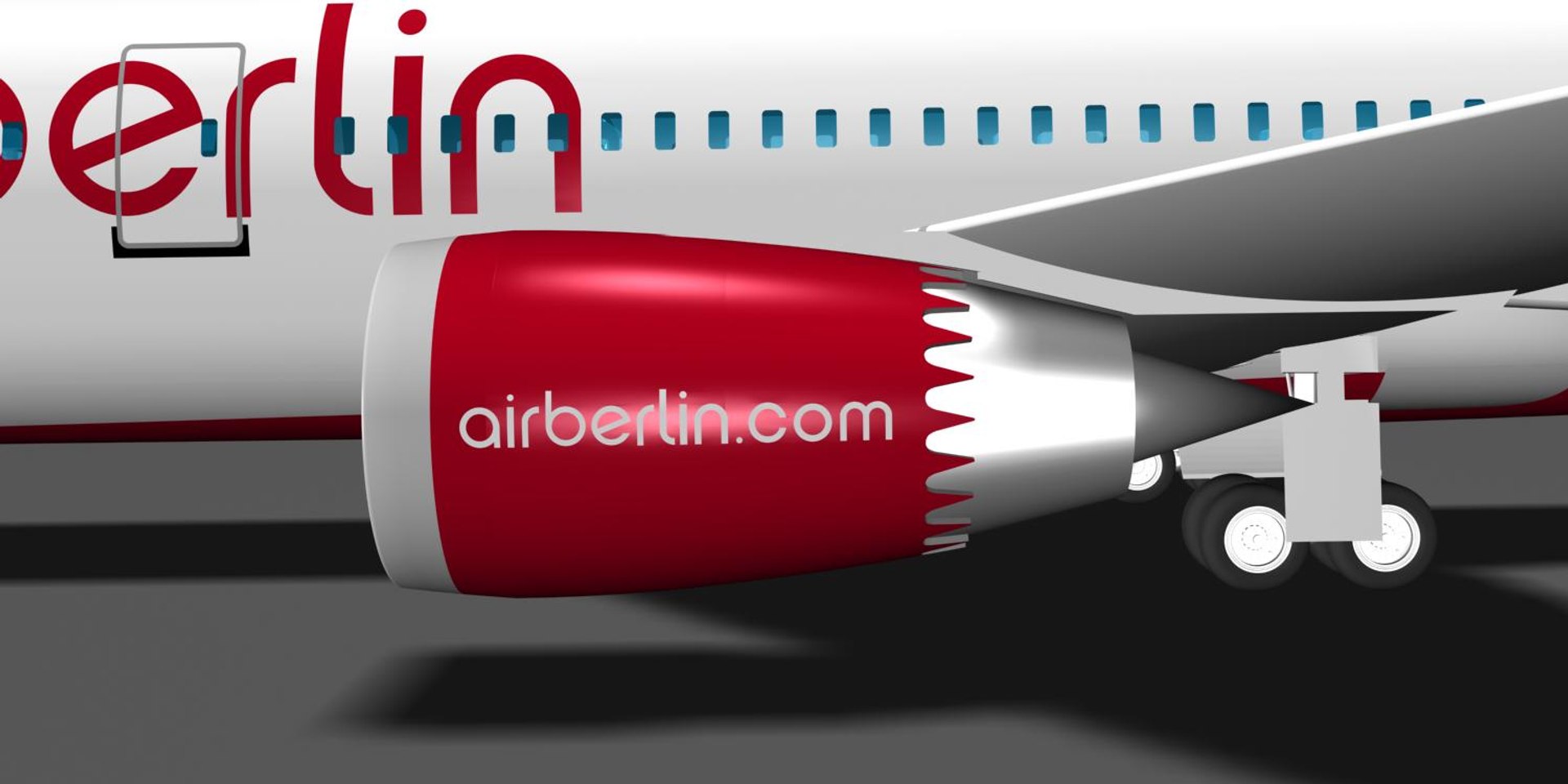 air berlin 787 dreamliner 3d model