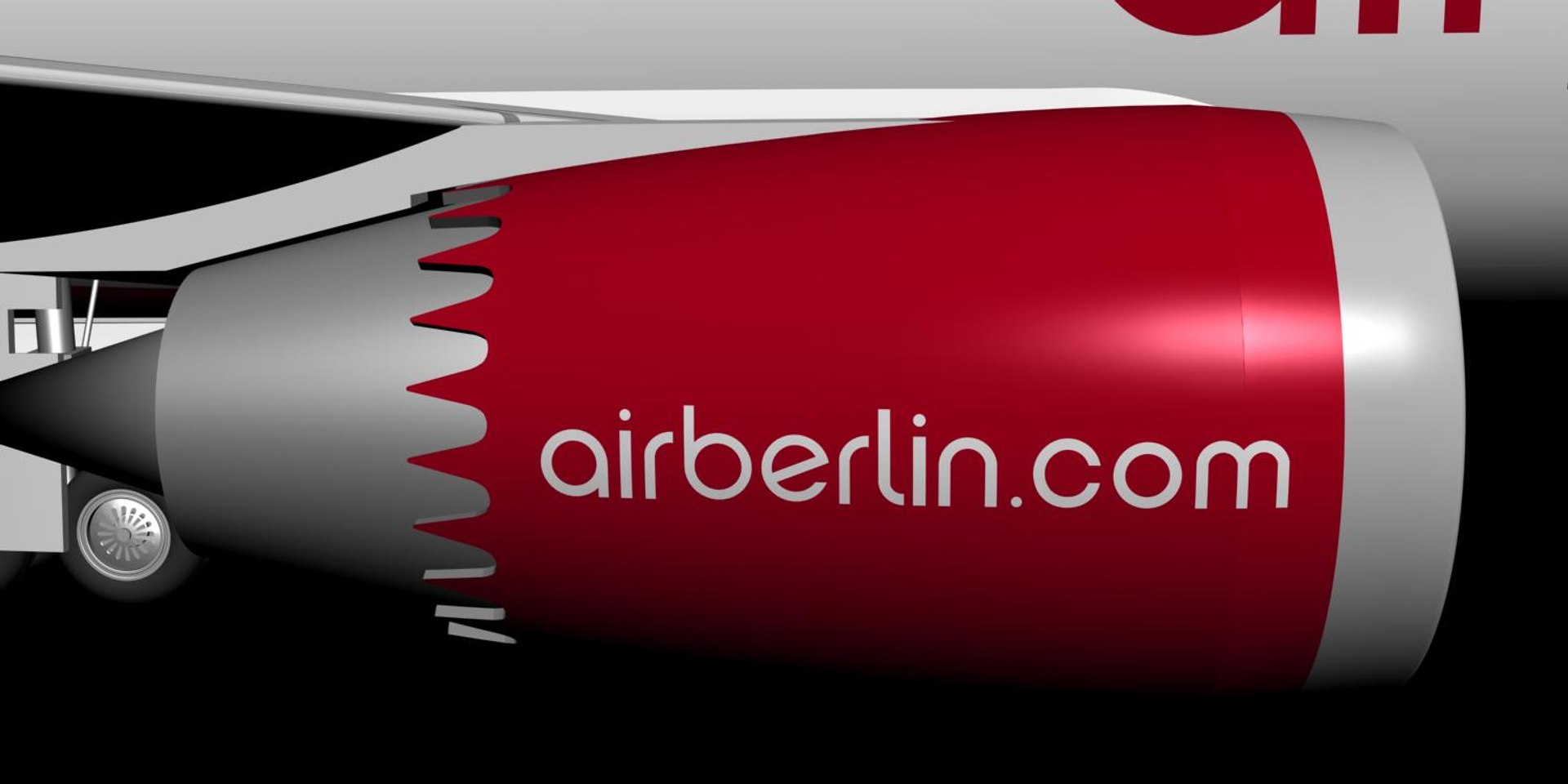 air berlin 787 dreamliner 3d model