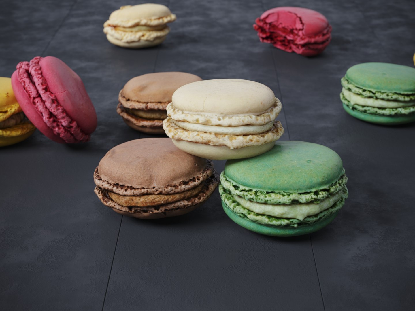 Macaroon French Model - TurboSquid 2098423