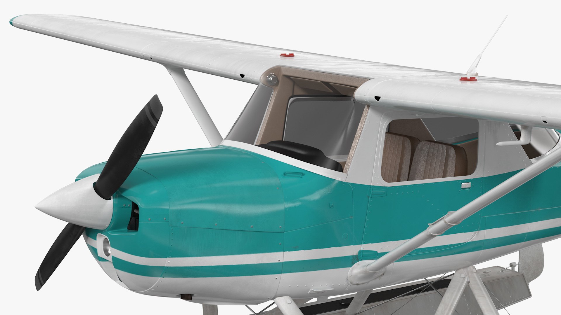 3D light floatplane aircraft airplane - TurboSquid 1602893