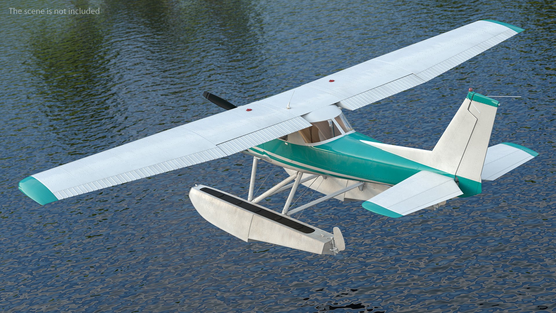 3D light floatplane aircraft airplane - TurboSquid 1602893