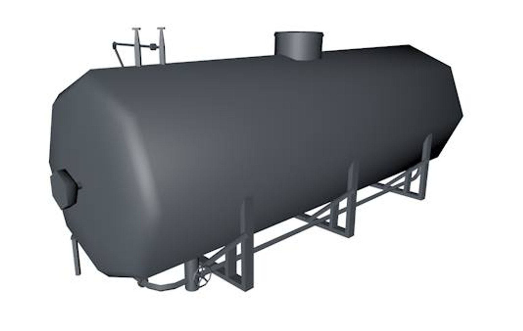 Fuel Storage Tank Container 3d Model