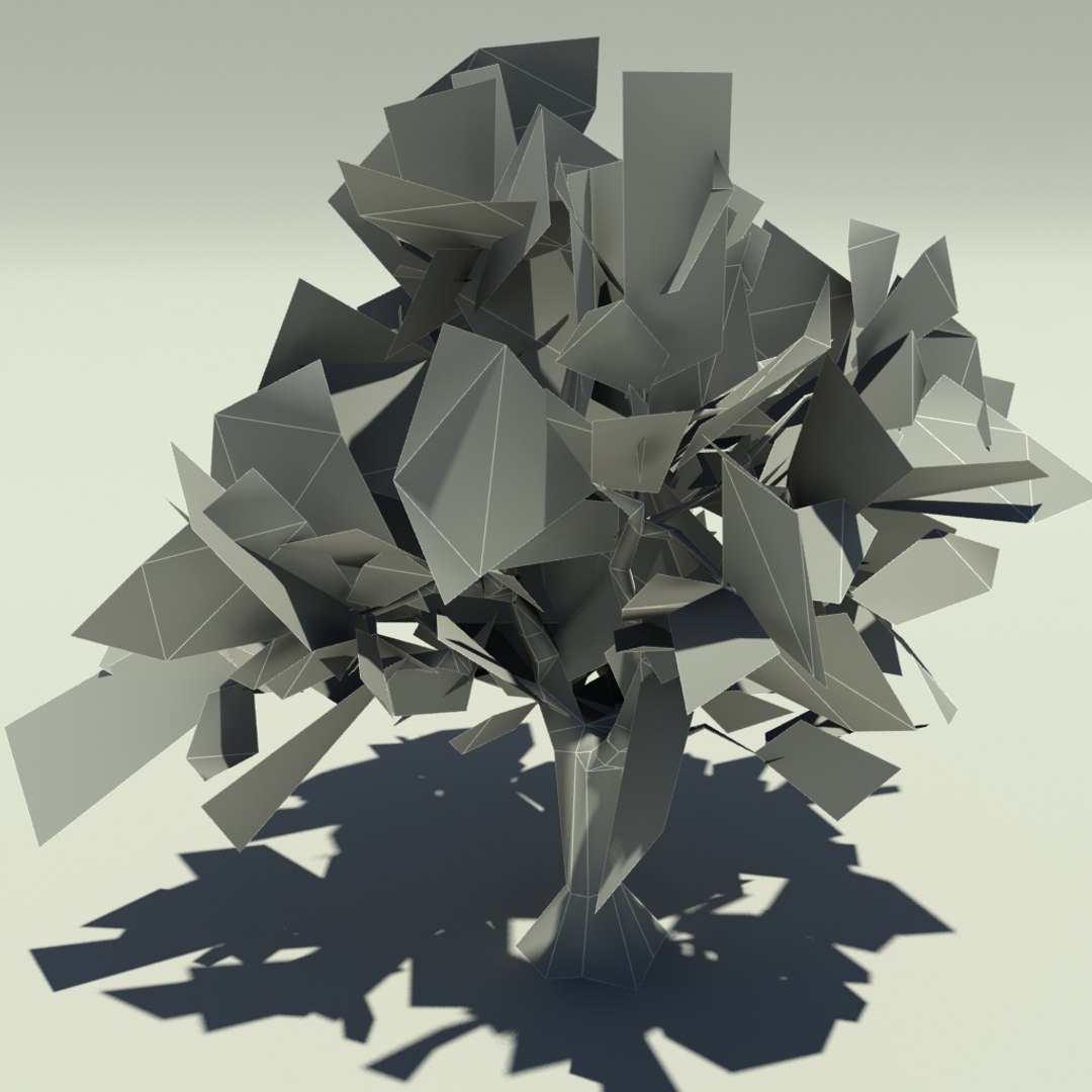 3d Real Time Lod Tree Oak Model