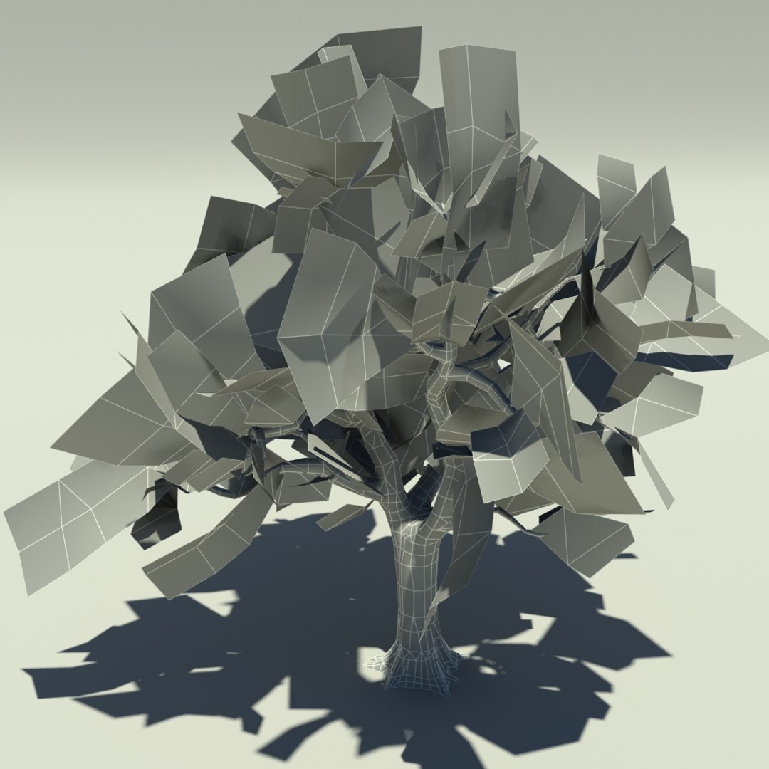 3d Real Time Lod Tree Oak Model