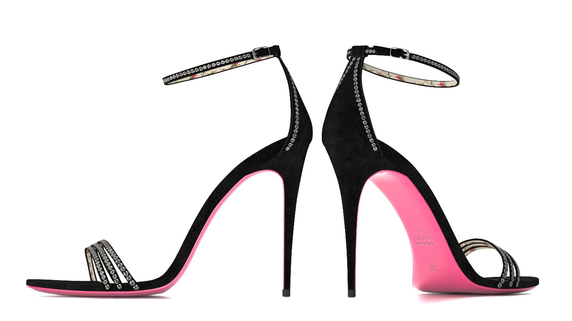 Gucci Sandals 3D Model - TurboSquid 1743352