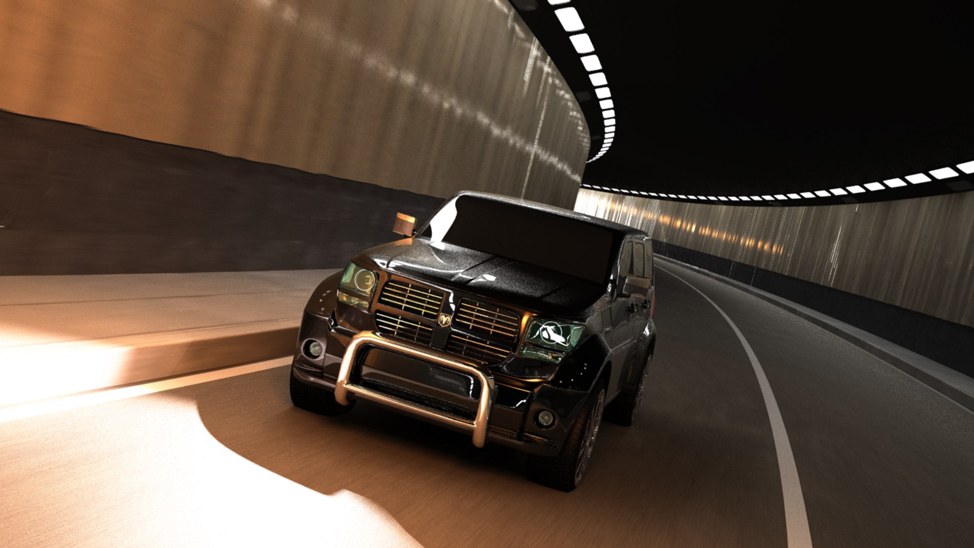 3d Model Dodge Nitro Stage