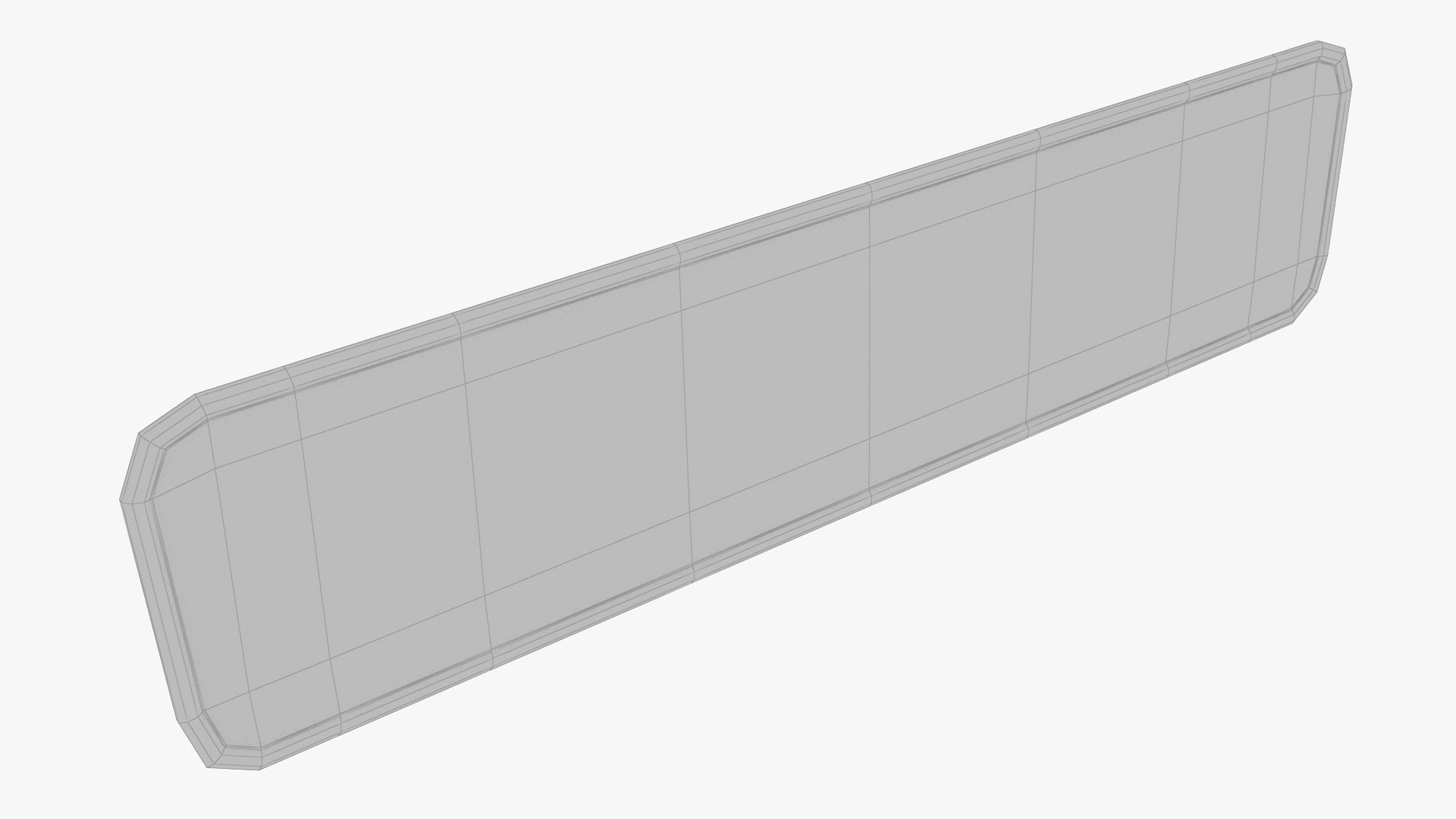 3D Retro Car License Plate V2 - TurboSquid 2031014