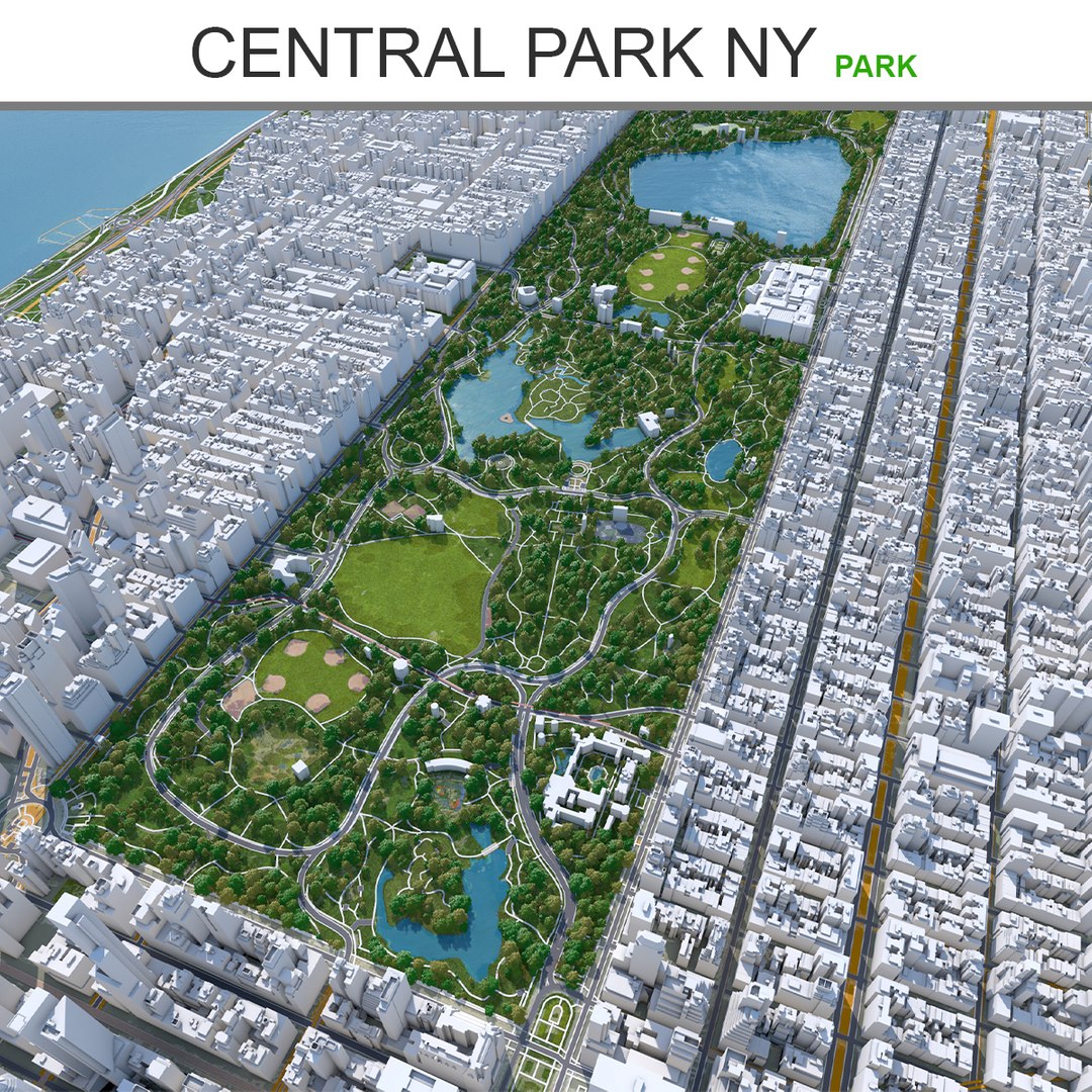 3D Central Park Manhattan New York - TurboSquid 1719754
