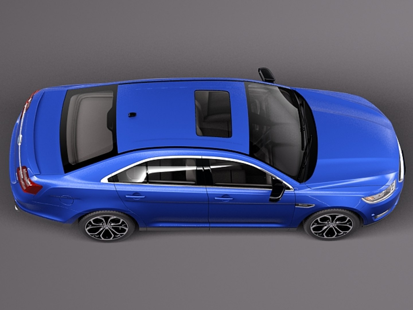 3d model of taurus 2013 sedan sho