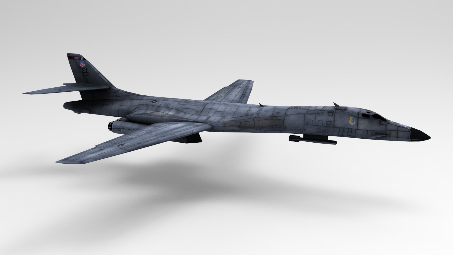 B1b Airplane 3D Model - TurboSquid 1913198