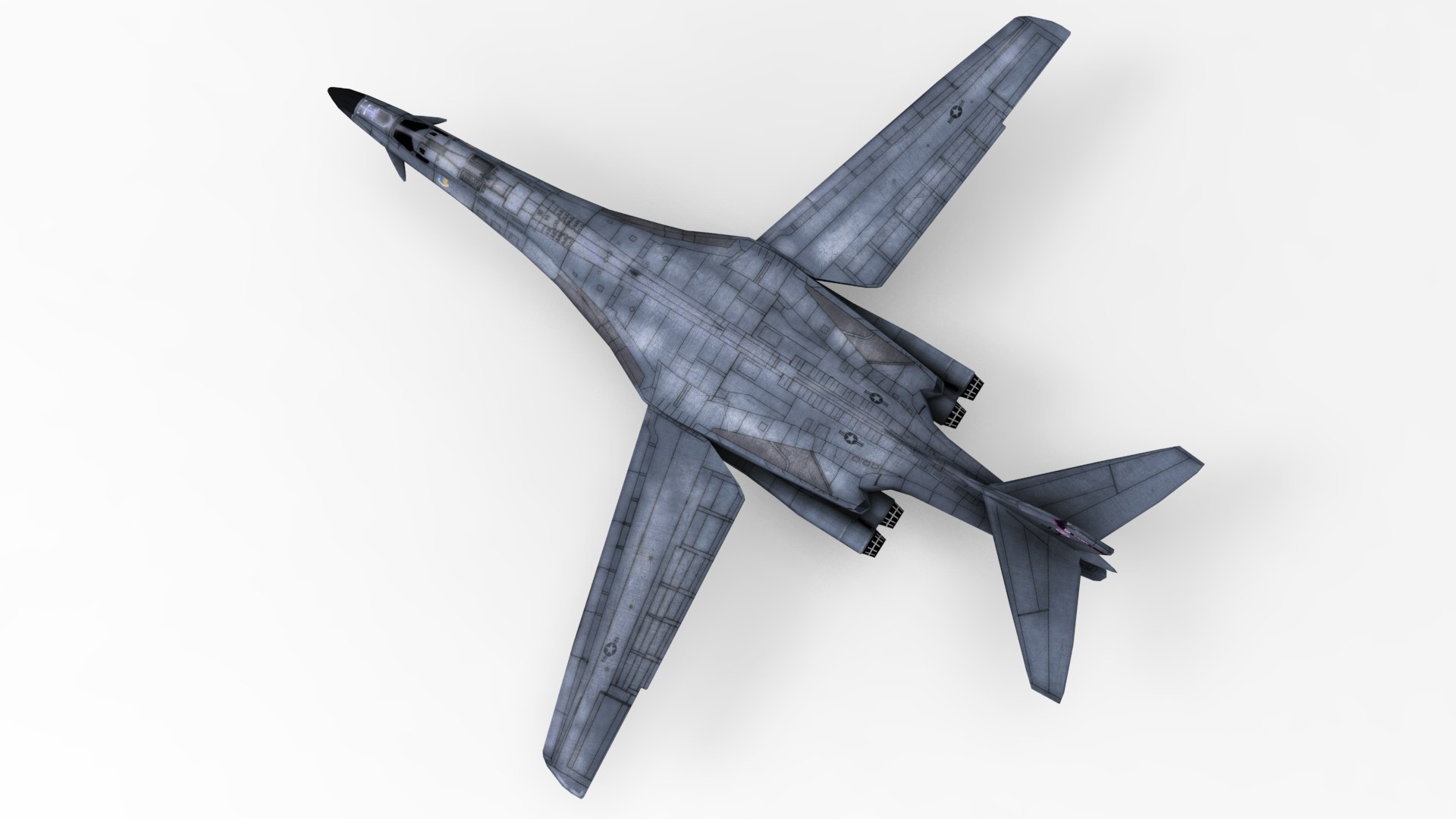 B1b Airplane 3D Model - TurboSquid 1913198