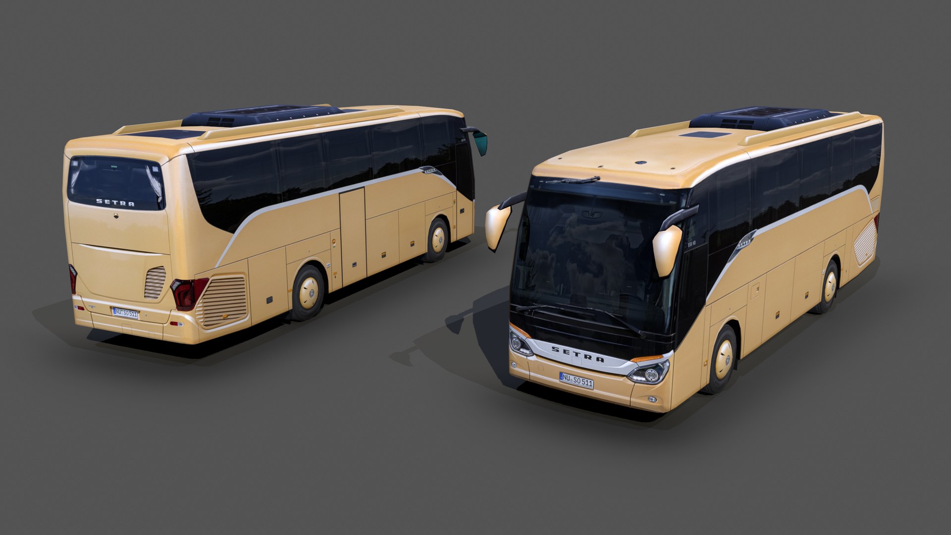 3D setra s 511 hd - TurboSquid 1405490