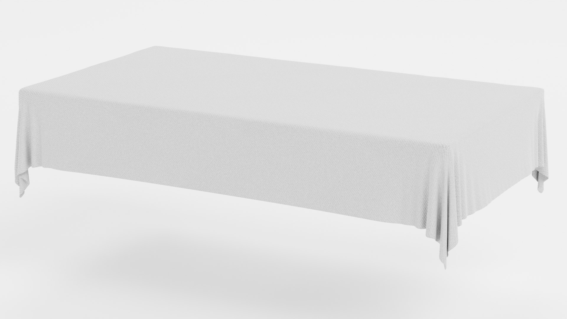 3D Model Tablecloth Rectangular - TurboSquid 1953619
