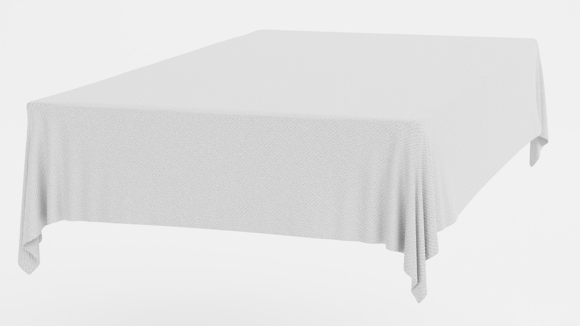 3D Model Tablecloth Rectangular - TurboSquid 1953619