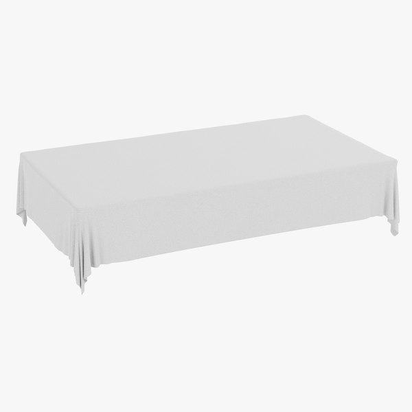 3D model Tablecloth Rectangular - TurboSquid 1953619
