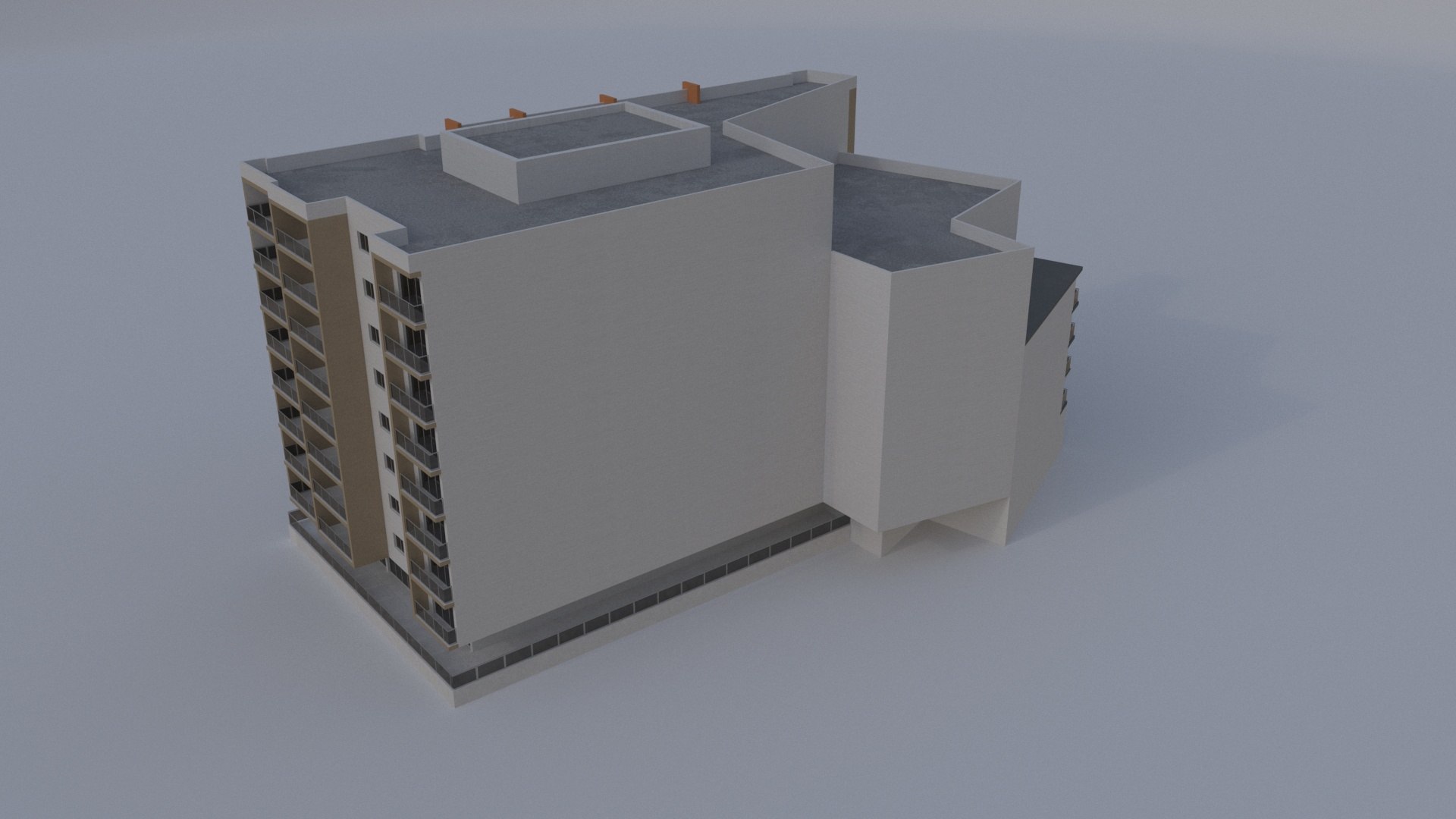 Building_office_T 3D Model - TurboSquid 2312589