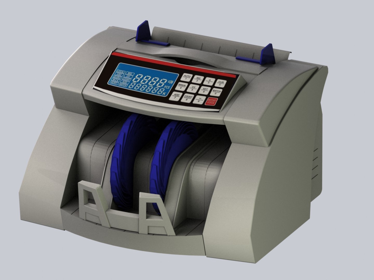 Money Counter Bank Machine 3D Model - TurboSquid 1161671