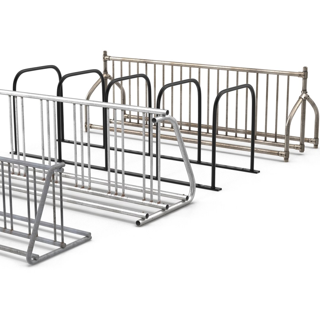 3d Bike Racks Model